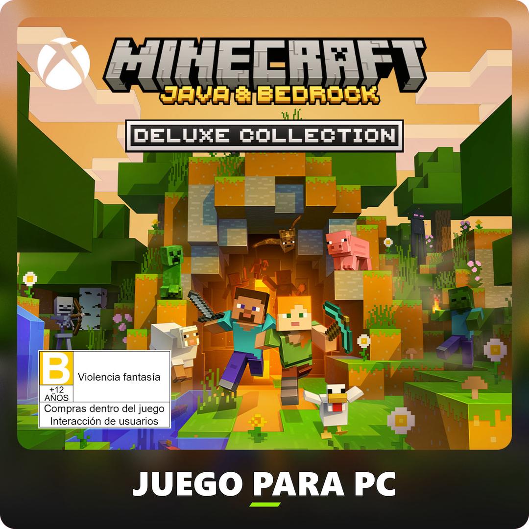 Minecraft: Java & Bedrock Deluxe Collection - Windows | Hype Games