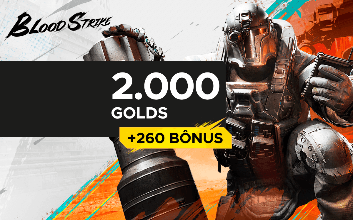 Blood Strike - 2.000 Golds + 260 de Bônus | Hype Games